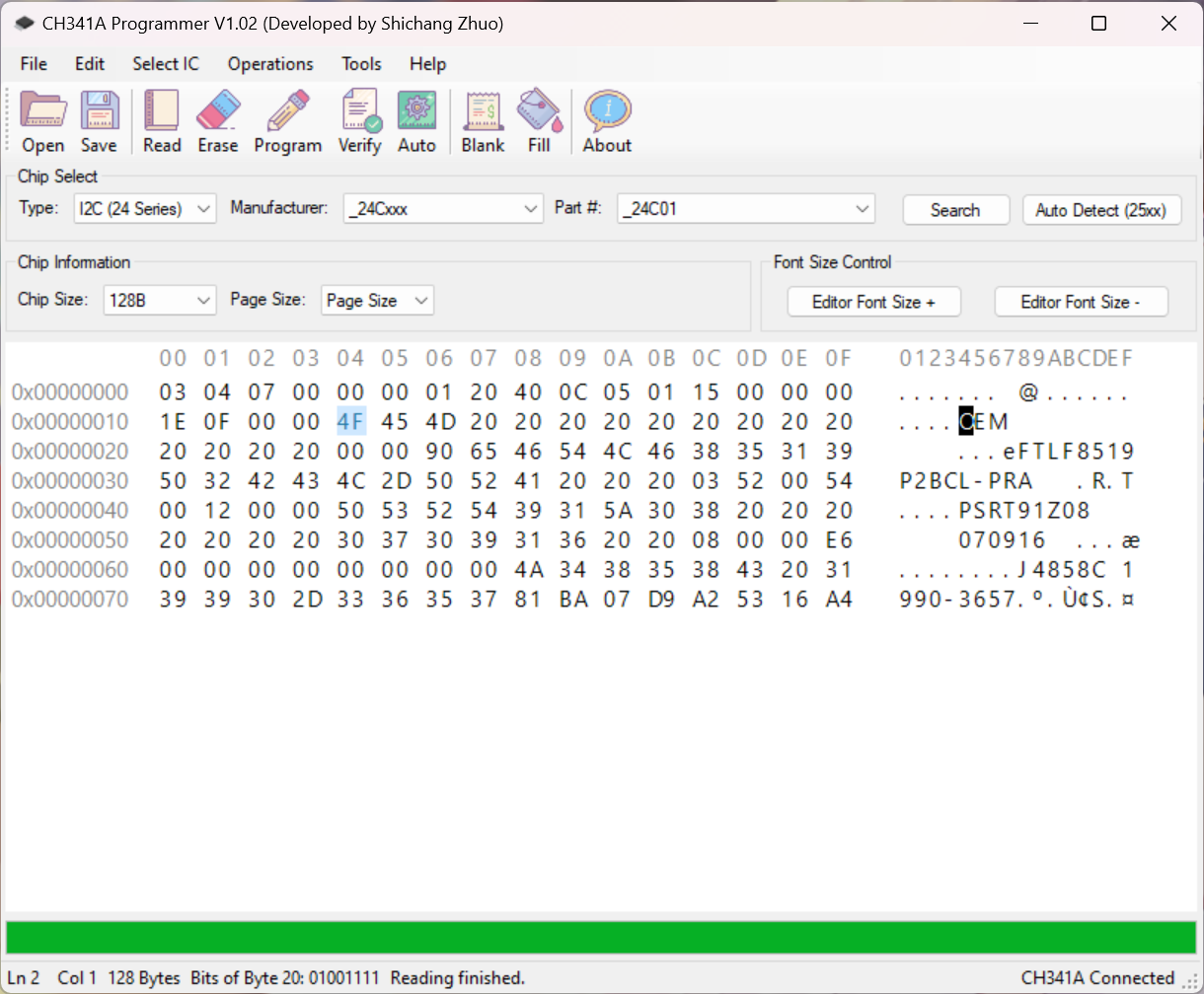 Read SFP I2C via CH341a Programmer – HITOHA.もえ